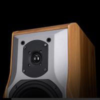 China Indoor Desktop Passive Bookshelf Speaker MDF Cabinet Material for sale