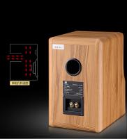 China Indoor Desktop Passive Bookshelf Speaker MDF Cabinet Material for sale