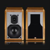 China Indoor Desktop Passive Bookshelf Speaker MDF Cabinet Material for sale
