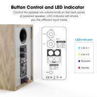 China 100W Audio Bluetooth Bookshelf Speakers Wireless For Home Theater for sale