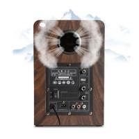 China 6 Ohms Wireless Active Bookshelf Speaker Stereo 100W Power Output for sale