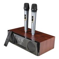 China 60W Karaoke Bookshelf Active Speakers With Microphone Clock for sale