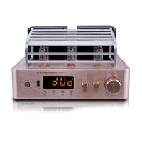 China Integrated Stereo Hybrid Vacuum Tube Audio Amplifier With Subwoofer Output MIC Output for sale