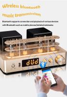 China 2.0 Channel Bluetooth Audio Amplifier , Vacuum Tube Amplifier Gold Color for sale