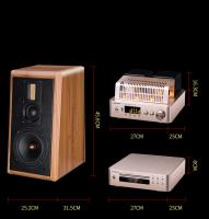 China Gold Color Bluetooth Hifi Tube Amplifier For Home Audio Sound Speaker for sale