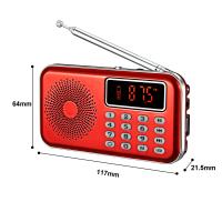 China 3.7V 600mAh Portable Radio Player , Battery Powered Radio With Headphone Jack for sale