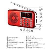 China 3.7V 600mAh Portable Radio Player , Battery Powered Radio With Headphone Jack for sale