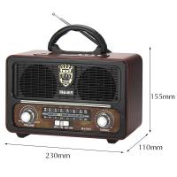 China Remote Control Portable Bluetooth Radio With 1200mhA Lithium Battery for sale