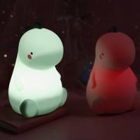 China Dimmable Animal Silicone Night Light Colorful With Touch Switch for sale