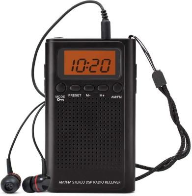 China 2 Band AM/FM Stereo Portable Digital Radio With LCD Screen for sale
