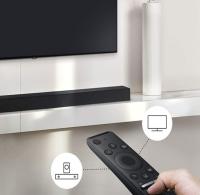 China 2.1 Channel Wireless Bluetooth Soundbar with Wooden ABS Black Exterior 50Hz-18kHz Response Frequency for sale