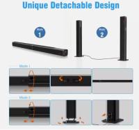 China 100W PMPO Immersive Sound Wireless Bluetooth Soundbar with Seamless Connectivity for sale