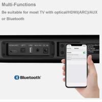 China 100W PMPO Immersive Sound Wireless Bluetooth Soundbar with Seamless Connectivity for sale