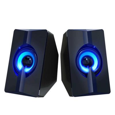 China 2.0 Channel 5W Wireless Bluetooth Bookshelf Speakers with Aluminum/ABS PC Cabinet for sale