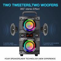 China Portable Bluetooth Speaker with USB/SD/AUX Connectivity and 3 Middle Speaker for sale