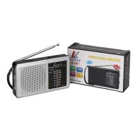 China Black Sliver Sleek Portable AM/FM Clock Radio with Battery Backup DC 3V AA*2 Battery Not Included for sale
