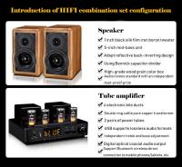 China Vofull Bluetooth Bookshelf Speakers 30-100W With USB Connection for sale