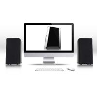 China Wireless Wooden Bookshelf Speakers With Medium Bass and Silk Film Pitch Unit for sale
