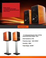 China 1W Distortion Factor Bluetooth Bookshelf Speakers with Battery Power Source for sale