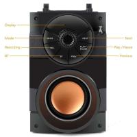 China Plastic Cabinet Material Trolley Speaker with 2 Channels 2.0 50Hz-18kHz Frequency Range for sale