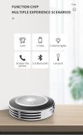 China Usb Connectivity Portable Bluetooth Speaker with Built in Wireless Charging Station for sale
