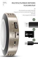 China Usb Connectivity Portable Bluetooth Speaker with Built in Wireless Charging Station for sale