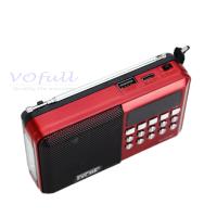 China 4OU 2 Inches Speaker Portable Radio Player With Built in TWS And Flashlight for sale