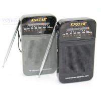 China Black FM Radio AM/FM Band Radio with Earphone Jack 530-1600KHz Frequency Range for sale