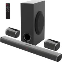 China 4 Loudspeaker Enclosure Bluetooth Soundbar with AUX and Immersive Surround Audio Functions for sale