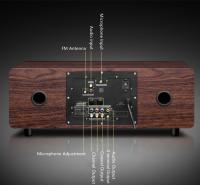 China Impressive 2 Channel Stream Music Active Bookshelf Speaker With Remote Control and Mircophone for sale