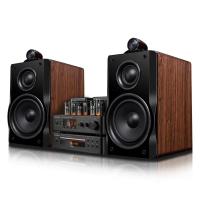 China 40W Output Power Bluetooth Bookshelf Speakers for Immersive Audio Battery-Powered for sale