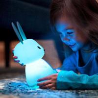 China 12000-Hour Touch Control Silicone Night Light with Rechargeable Power for sale
