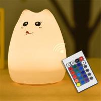 China European Design Silicone LED Night Light with FCC Certification for sale