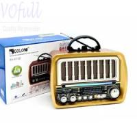 China Vintage Wooden Radio Player with Portable Rechargeable Battery and 3 Bands for sale