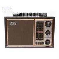 China Coffee/Wooden USB FM/MW/SW 3Band Portable Radio With Built In Speaker And Rechargeable Battery Pack for sale