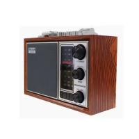 China Coffee/Wooden USB FM/MW/SW 3Band Portable Radio With Built In Speaker And Rechargeable Battery Pack for sale