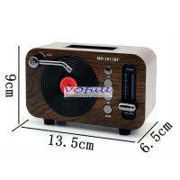 China 3 Band FM/MW/SW Radio with USB/TF Slot Built in Speaker Rechargeable Battery for sale