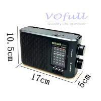 China FM/MW/SW 3 Band Portable Radio Player with Built-In Speaker and Coffee/Wooden Design for sale