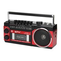 China USB/TF Slot Portable Radio Player Powered by Rechargeable Battery Pack for Coffee/Wooden Enthusiasts for sale
