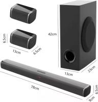 China 60W Wireless Bluetooth Soundbar ABS Material BT/ USB/ Hdmi-arc3.5MM/ OPTICAL Audio Input for sale
