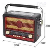 China FM/MW/SW 3 Band Portable Radio Player with USB/TF Slot and AM / FM for sale