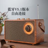 China FM/MW/SW 3 Band Portable Radio Player Rechargeable Battery Pack Wooden and Coffee Design for sale