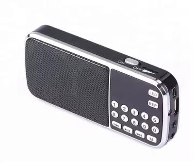 China USB/TF Slot Portable Radio Player with FM/MW/SW 3 Band and Built-In Speaker for sale