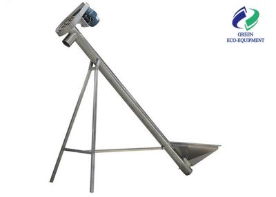 China Automatic Pellet Inclined Screw Conveyor Screw Feeding Machine For Grains Paddy for sale