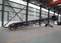 China Rubber Cereal Mobile Inclined Belt Conveyor for Mine Sand Grain Conveying for sale