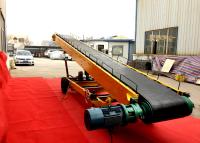 China Carbon Steel Flat Mobile Belt Conveyor Machine Heat Resistant for sale