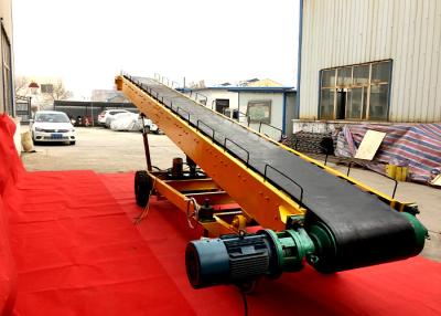 China Carbon Steel Flat Mobile Belt Conveyor Machine Heat Resistant for sale
