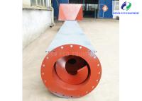 China Carbon Steel Feed Screw Conveyor 0~45° Tilting Angle Easy Operation for sale