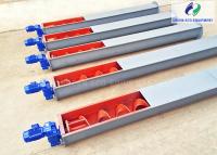 China Carbon Steel Feed Screw Conveyor 0~45° Tilting Angle Easy Operation for sale