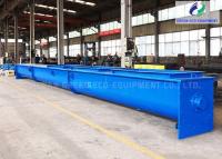 China Carbon Steel Feed Screw Conveyor 0~45° Tilting Angle Easy Operation for sale